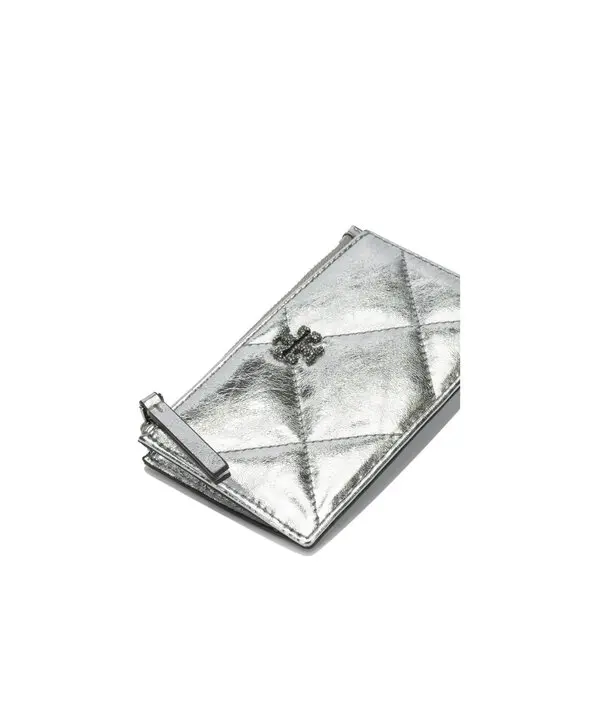 Tory Burch Quilted Zipped Cardholder