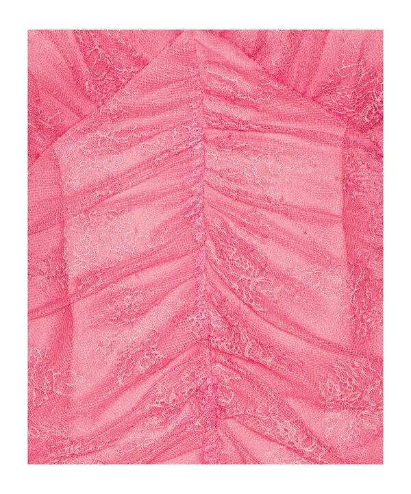 ROTATE BY BIRGER CHRISTENSEN Lace Mini Long Sleeve Dress