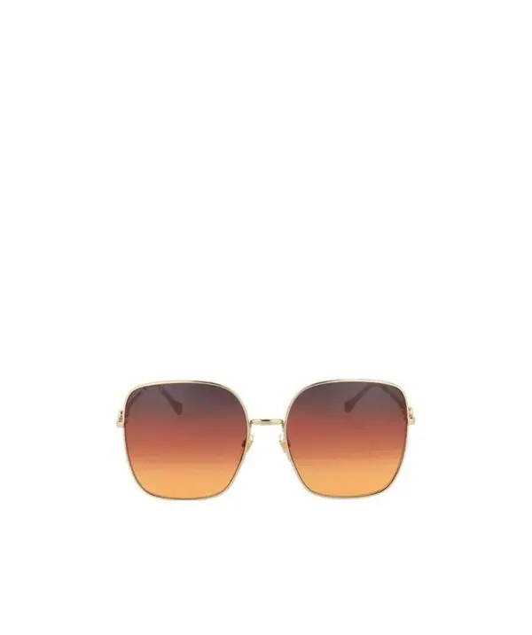 Gucci Square Frame Sunglasses - Nude