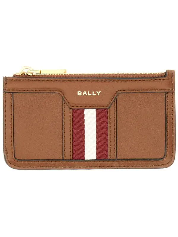 Bally Zipped Wallet - Brown