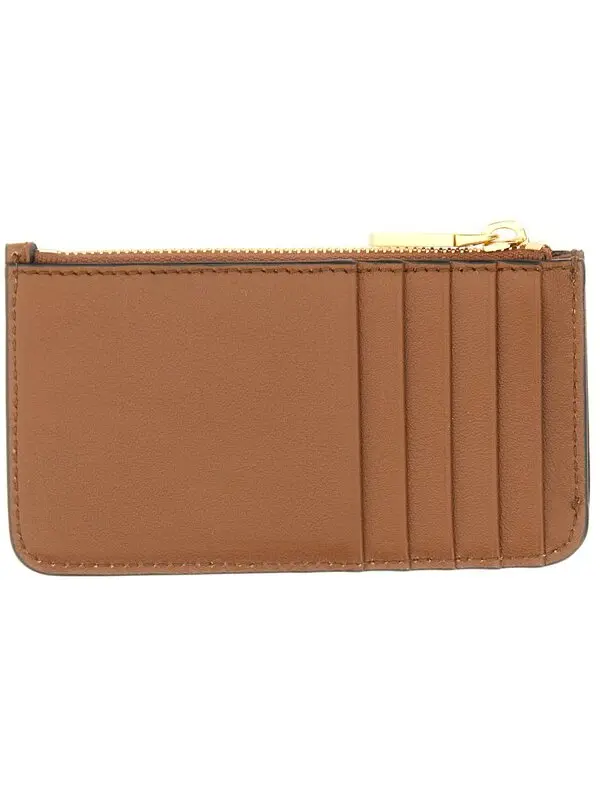 Bally Zipped Wallet - Brown