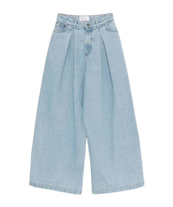 Giuseppe Di Morabito Pleated Wide-leg Jeans