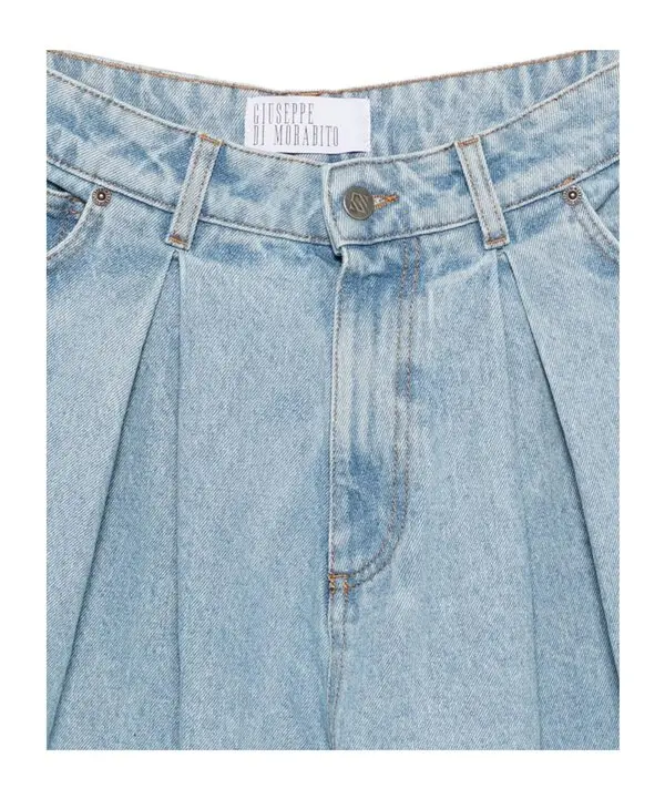 Giuseppe Di Morabito Pleated Wide-leg Jeans