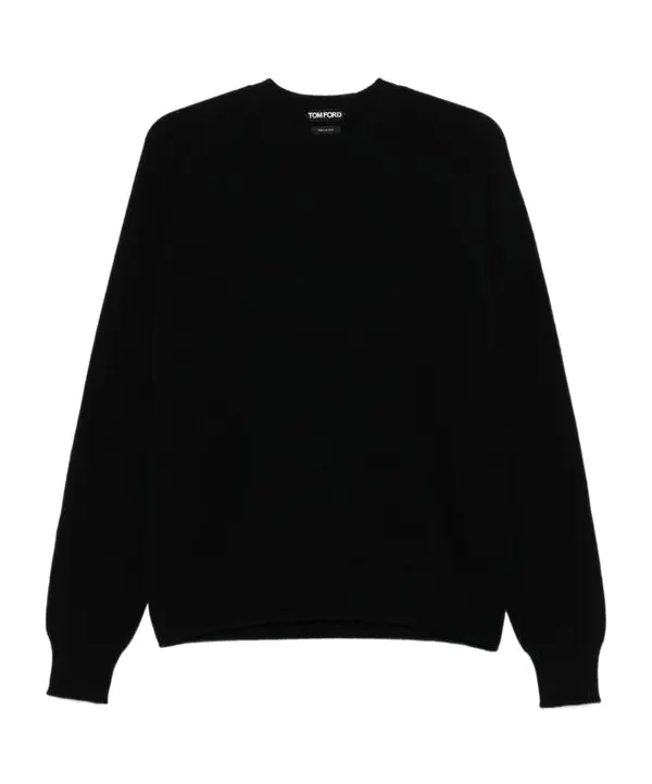 TOM FORD Crewneck Knitted Jumper - Black
