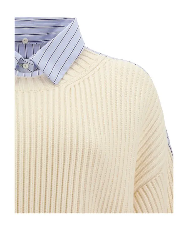 Fabiana Filippi Knitted Stripe Shirt
