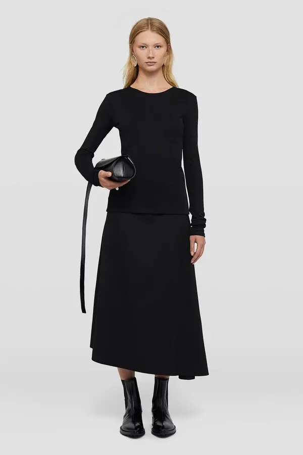 JIL SANDER Long-sleeved Crewneck Top