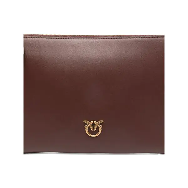 Pinko Classic Flat Love Simply Crossbody Bag - Red