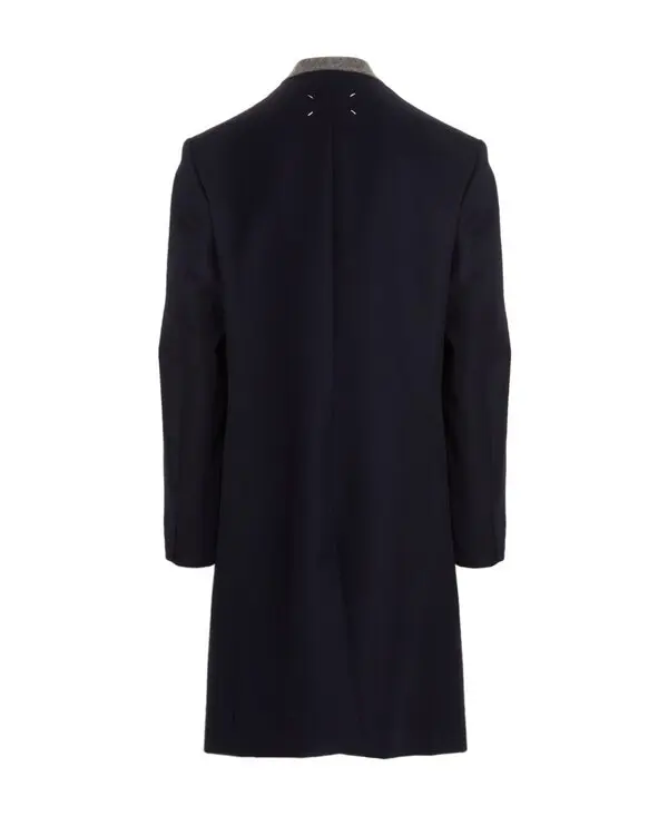 MAISON MARGIELA Long Single-breasted Wool Coat