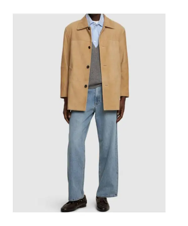 DUNST Suede Jacket - Camel