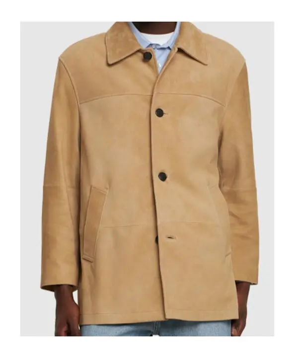DUNST Suede Jacket - Camel