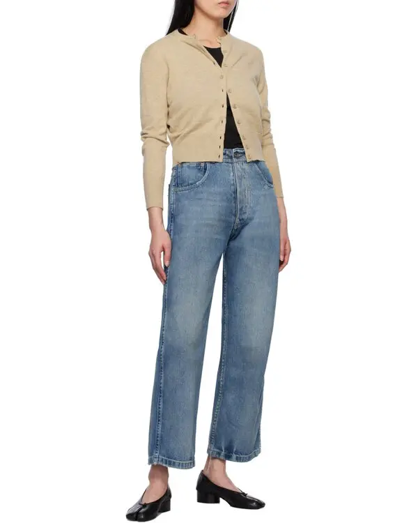 MAISON MARGIELA Distressed Wide-leg Jeans