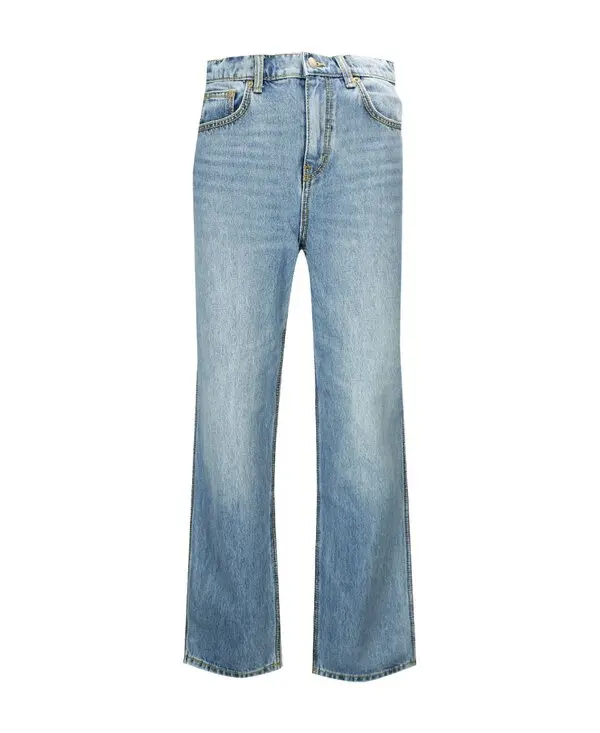 Tory Burch High-rise Straight-leg Jeans