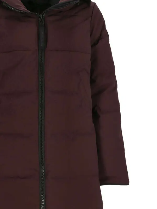 Canada Goose Mystique Hooded Parka - Deep Red