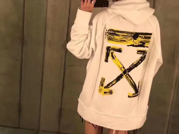 Off-White Logo Hooded Sweater