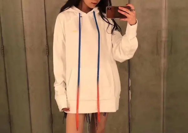 Off-White Logo Hooded Sweater