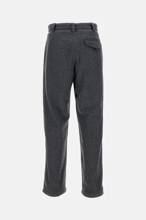 A.p.c. Pleated Wool-blend Trousers