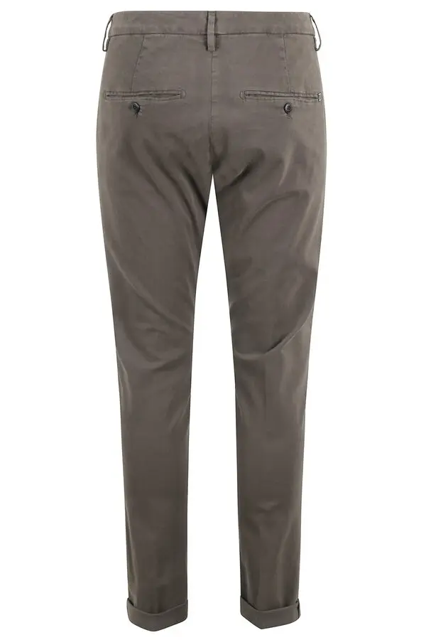 DONDUP Cuffed-hem Chinos - Black