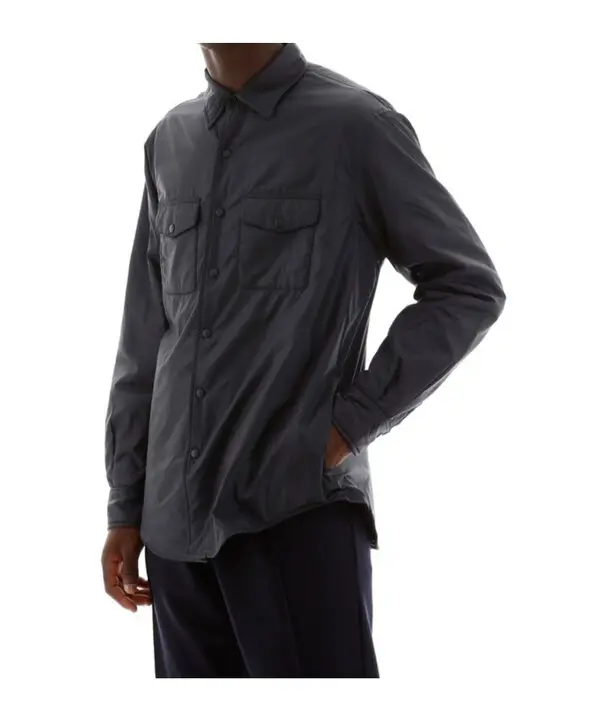 Aspesi Chest-pocketed Buttoned Shirt Jacket - Black