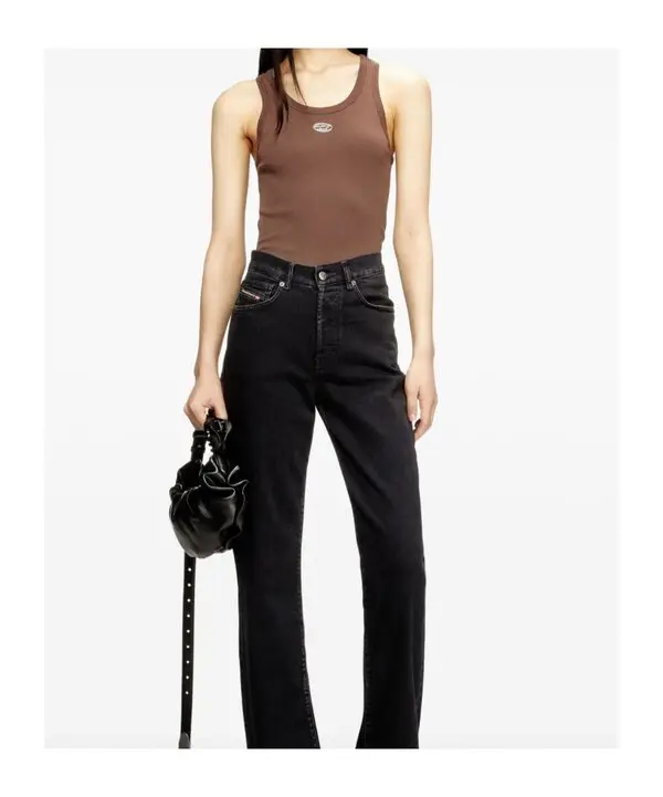 DIESEL® Ribbed Tank Top - Brown