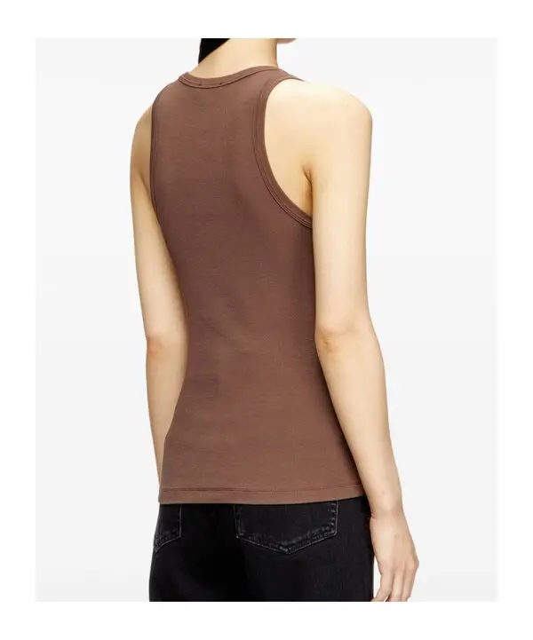 DIESEL® Ribbed Tank Top - Brown