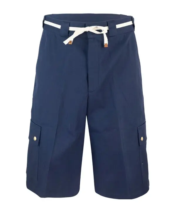 Drole De Monsieur Le Short Workwear Chevron Shorts