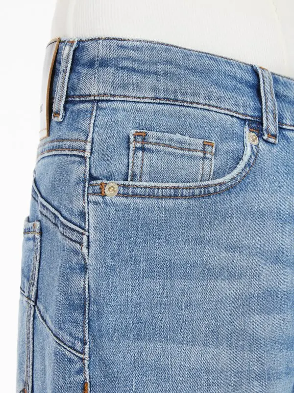 Sportmax Logo Patch Straight Leg Jeans