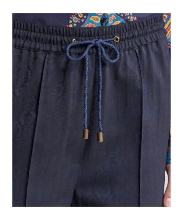 Etro Wool Jacquard Jogging Trousers
