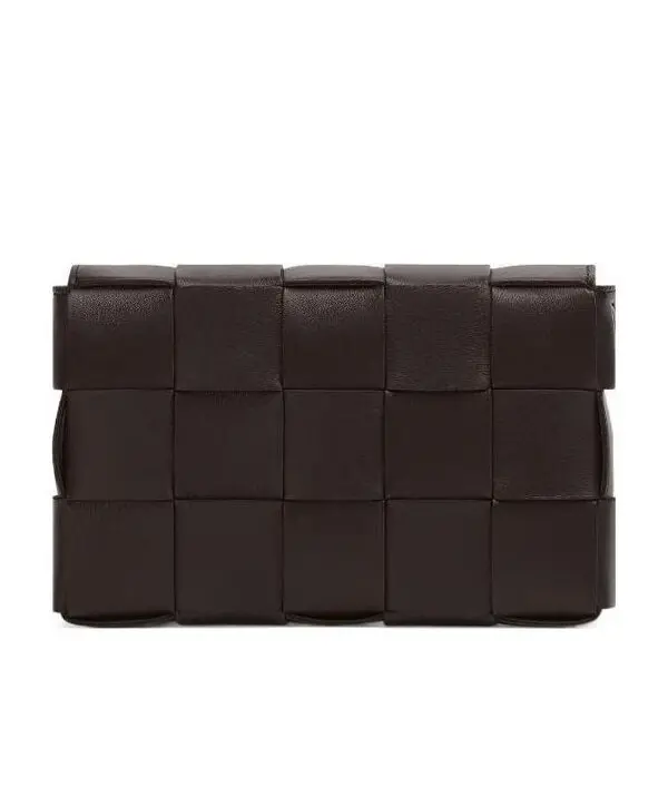 Bottega Veneta Cassette Shoulder Bag - Brown