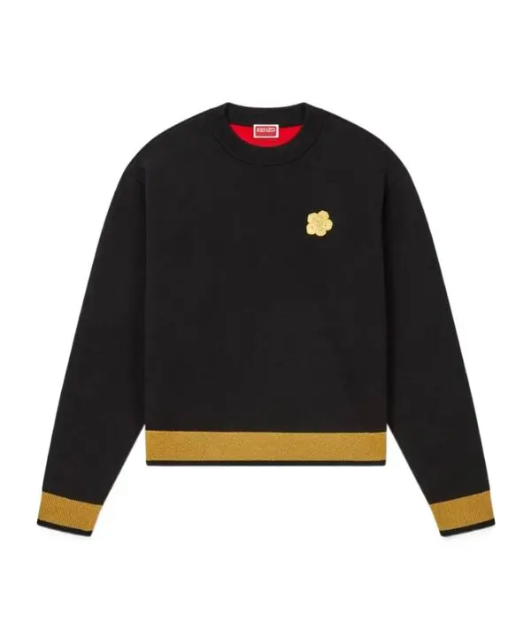 Kenzo Boke Flower Jumper In Wool And Cotton