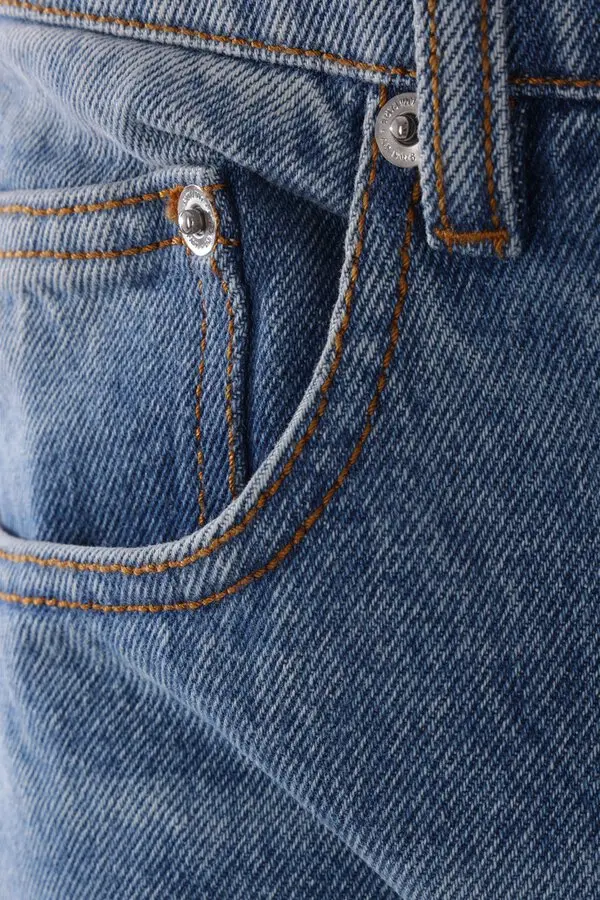 AMI Paris Logo Patch Straight-leg Jeans