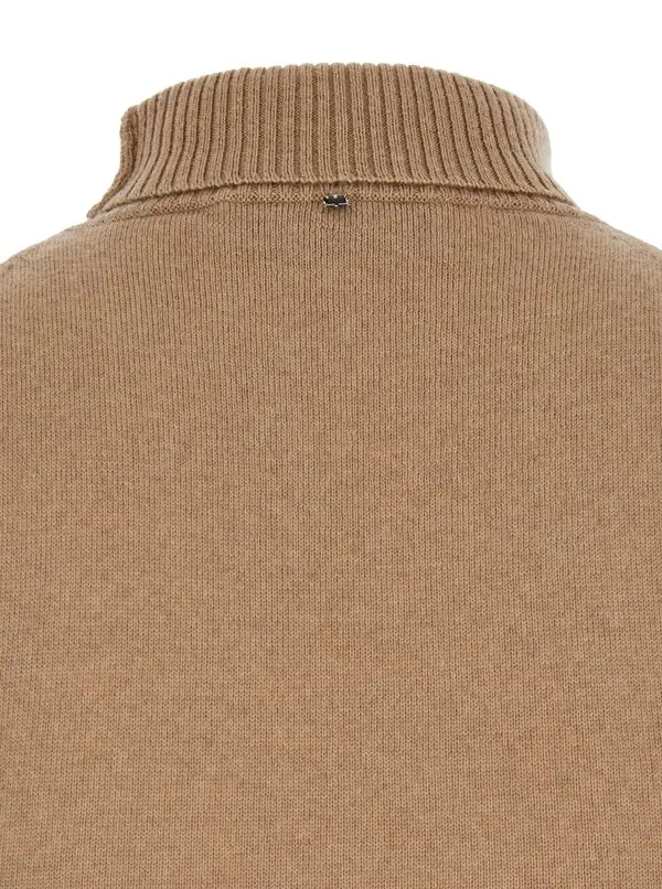 Sportmax Ardenza Roll Neck Sleeveless Vest - Camel