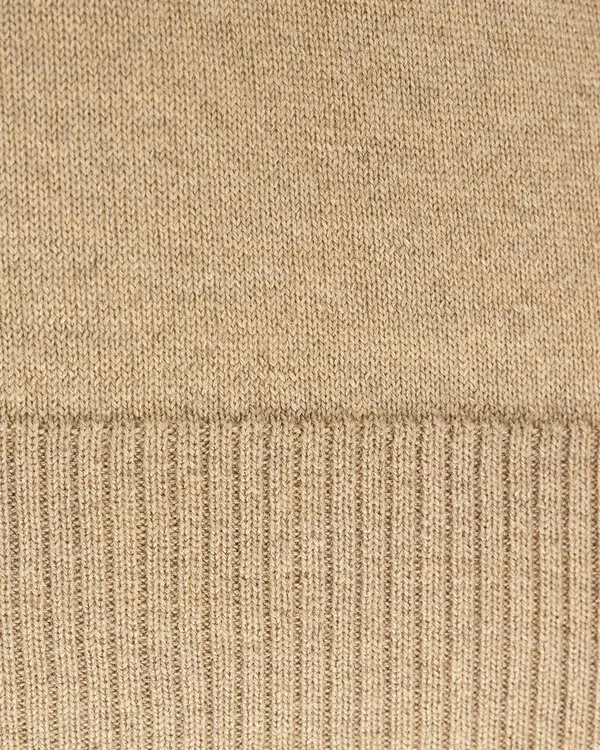 Sportmax Ardenza Roll Neck Sleeveless Vest - Camel