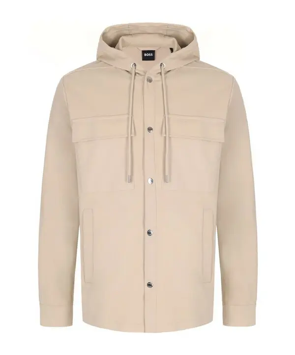 Hugo Boss Casual Jacket With Drawstring Hood