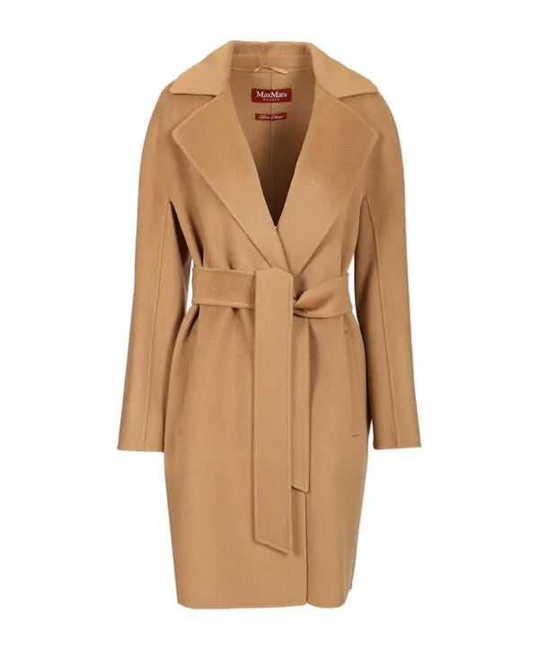 Max Mara Belted Wool Coat - No