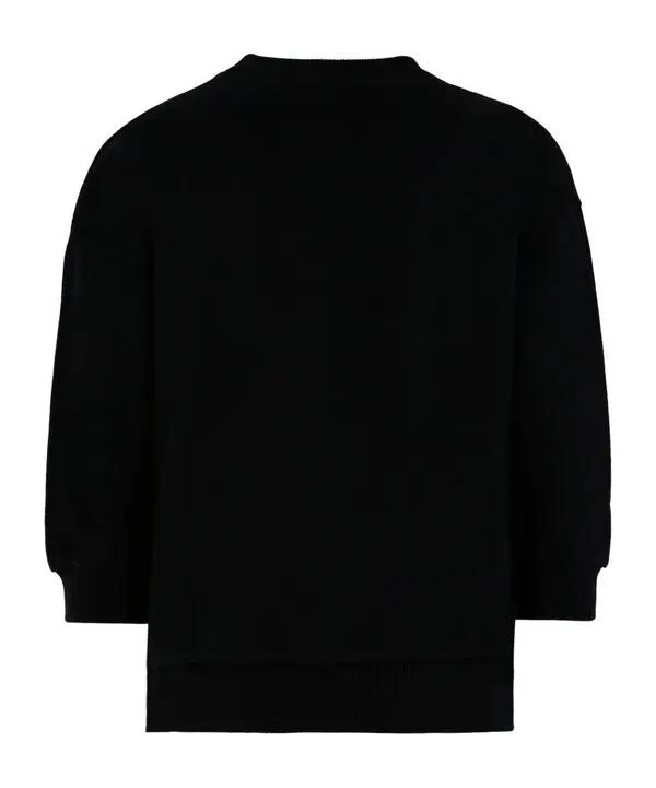 Balmain Rhinestone Embellished Crewneck Sweatshirt