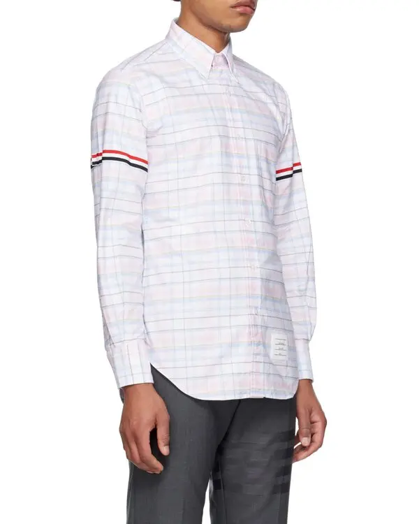 Thom Browne Checked Long-sleeved Shirt