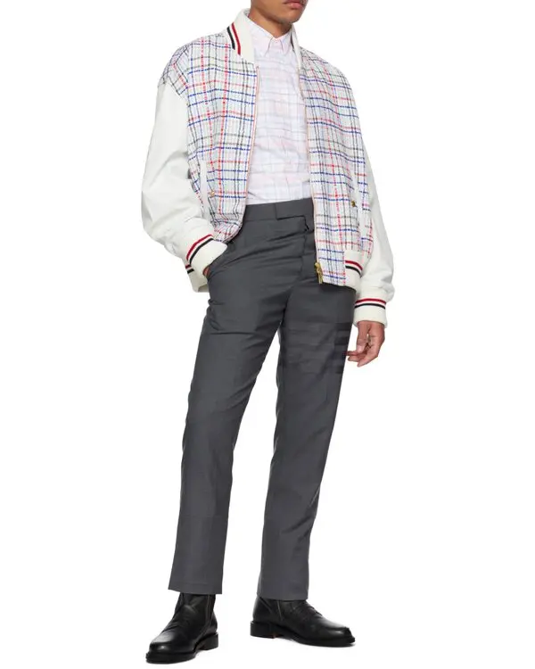 Thom Browne Checked Long-sleeved Shirt