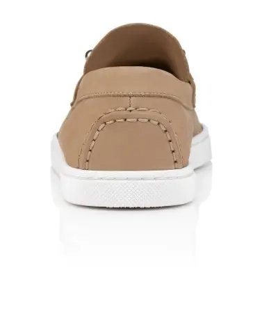 CHRISTIAN LOUBOUTIN Chambeliboat Slip-on Boat Shoes - Nude