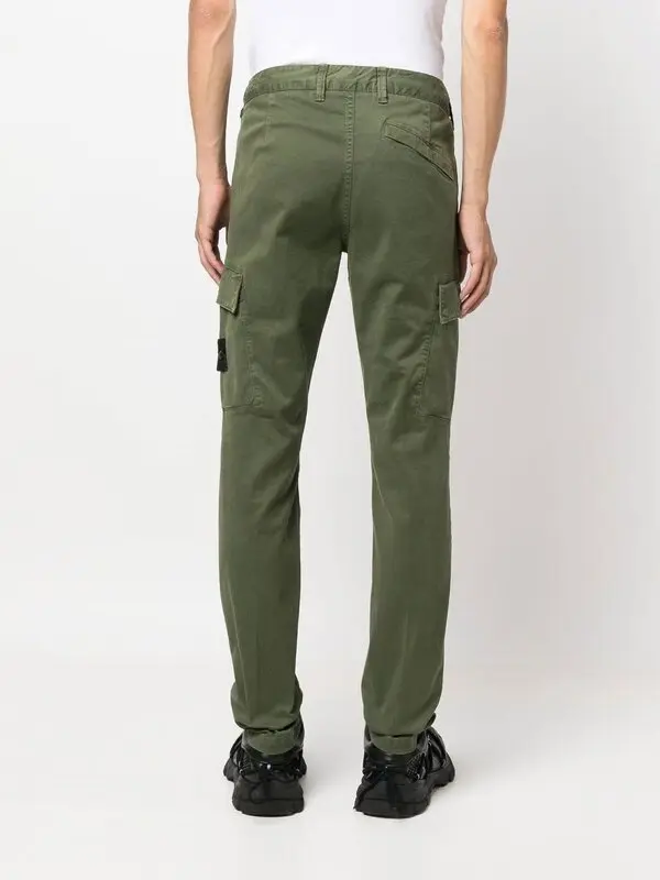 Stone Island Logo Detail Cargo Pants
