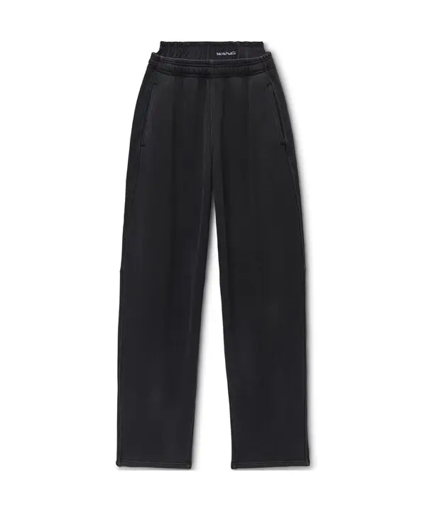 Alexander Wang Layered Elasticated-waist Pants - Black