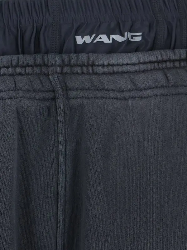 Alexander Wang Layered Elasticated-waist Pants - Black