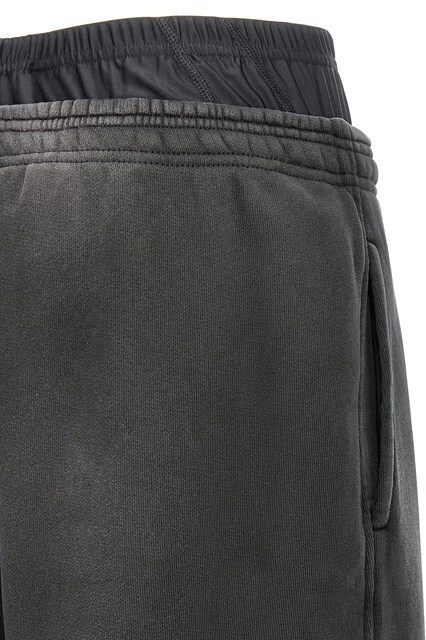 Alexander Wang Layered Elasticated-waist Pants - Black