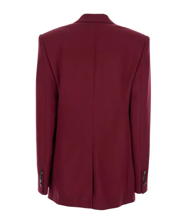 Stella McCartney Single-breasted Flannel Jacket - Red