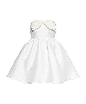 SELF-PORTRAIT Taffeta Bandeau Mini Dress With Inner Corset - White