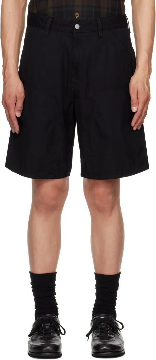 Carhartt Work In Progress Double Knee Shorts - Black
