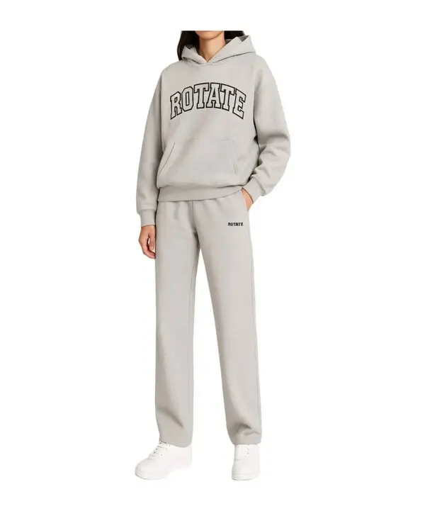 ROTATE BY BIRGER CHRISTENSEN Elasticated Waistband Track Pants - White