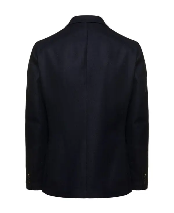 Tagliatore Peak-lapels Double-breasted Blazer - Black