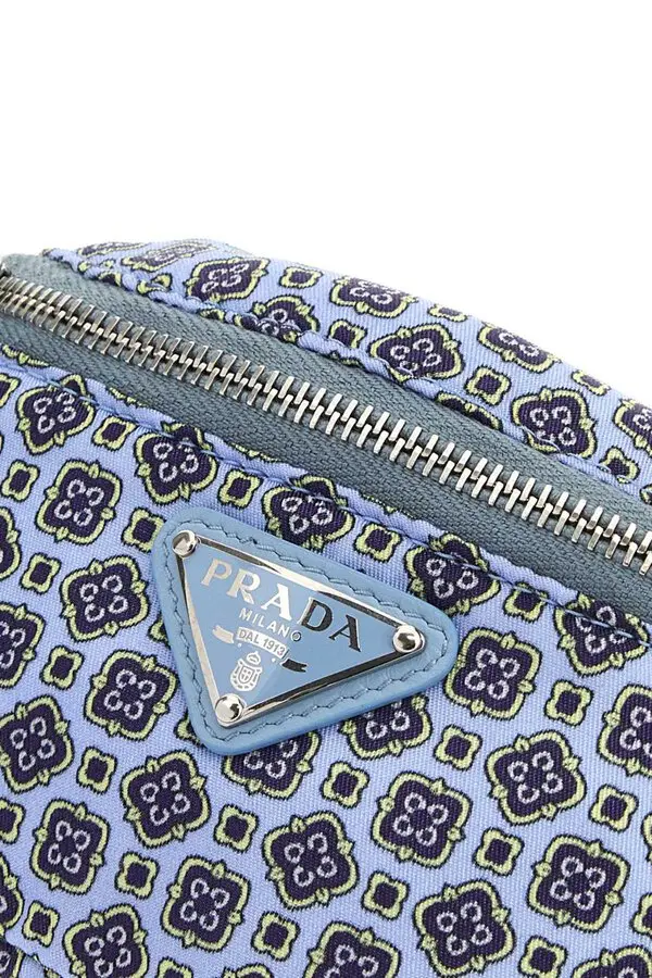Prada Printed Logo Wallet