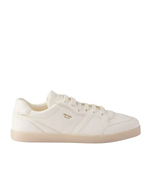 Prada Round-toe Lace-up Sneakers