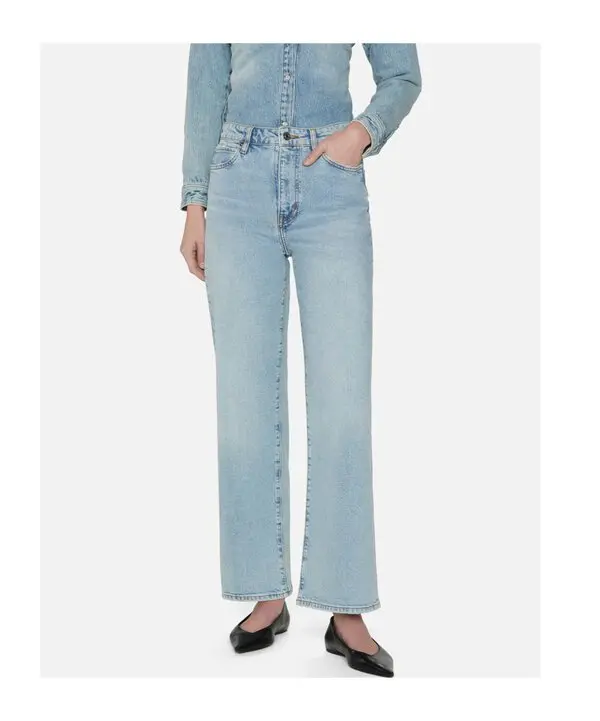 FRAME Straight-leg Jeans - Gray